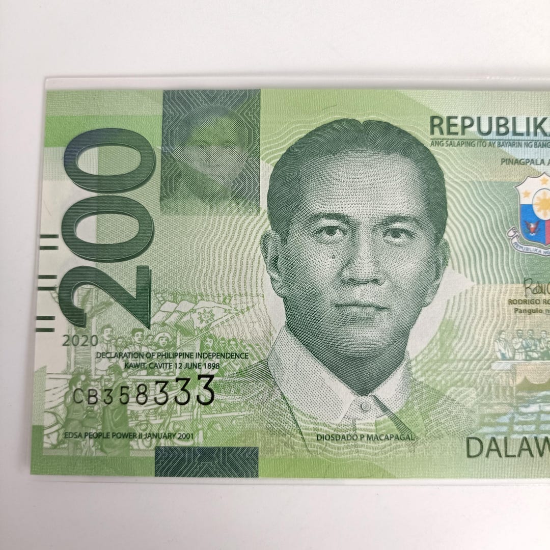 Philippines 200 Piso Banknote: 2020 New Generation Currency, Duterte ...