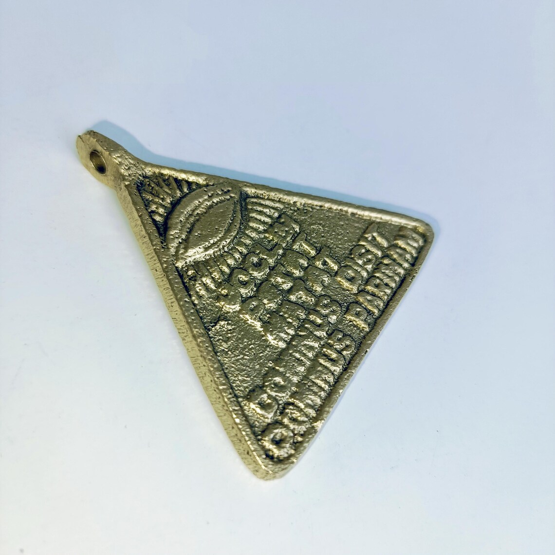 Iremurom Lucky Medallion: Filipino Brass Amulet, Protection Charm - Etsy