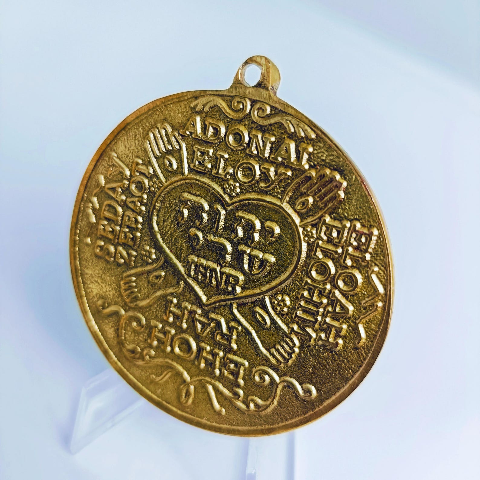 Sator Heart Medallion: Filipino Anting-anting Amulet for Protection - Etsy