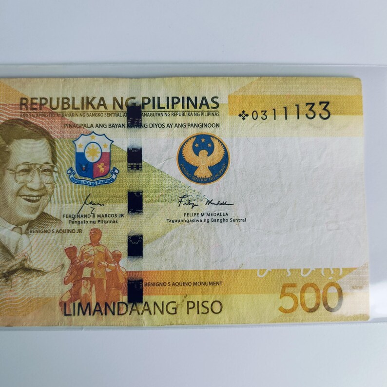 2023 Philippines 500 Peso Star Note: Marcos BBM, New Generation ...