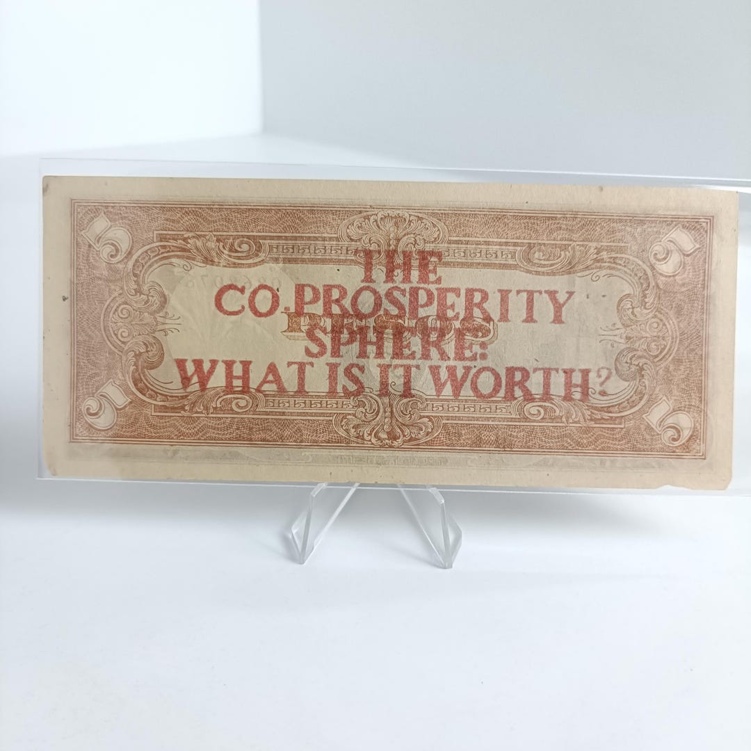 1943 Philippines Japanese Invasion Money | Propaganda Overprint - Etsy