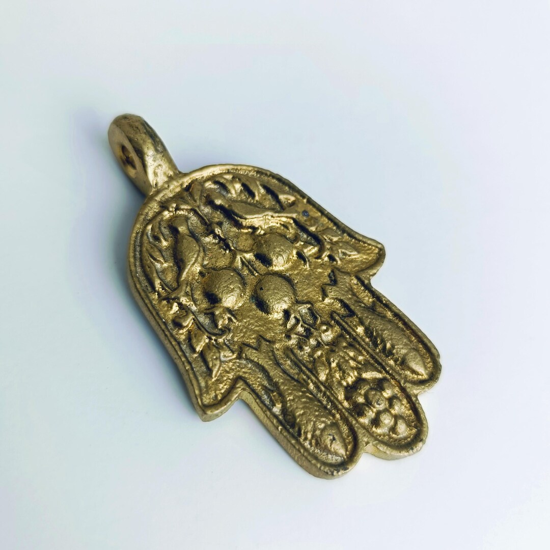 Hand of Fatima With Evil Eye Medallion, Anting-anting Amulet From the ...
