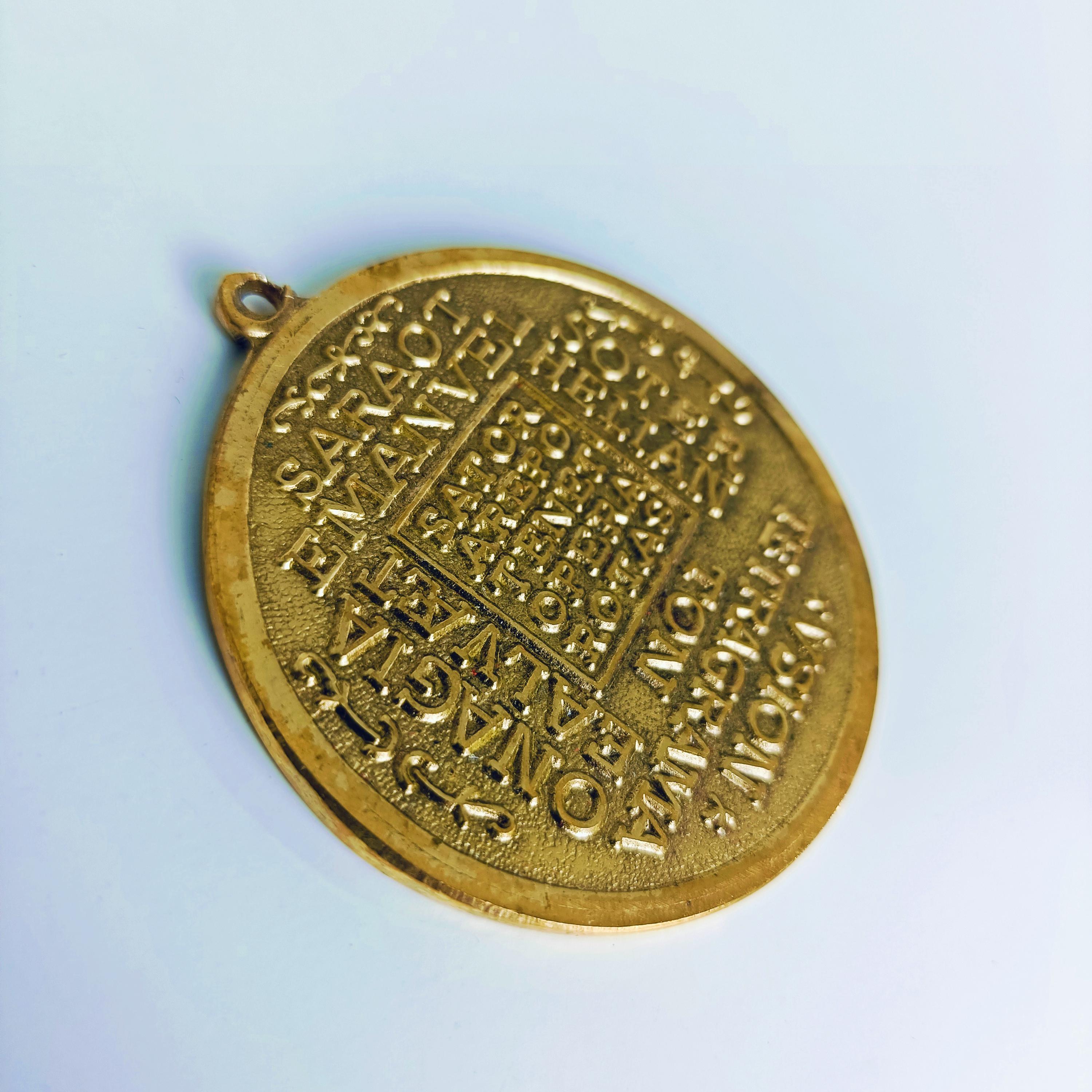 Sator Heart Medallion: Filipino Anting-anting Amulet for Protection - Etsy