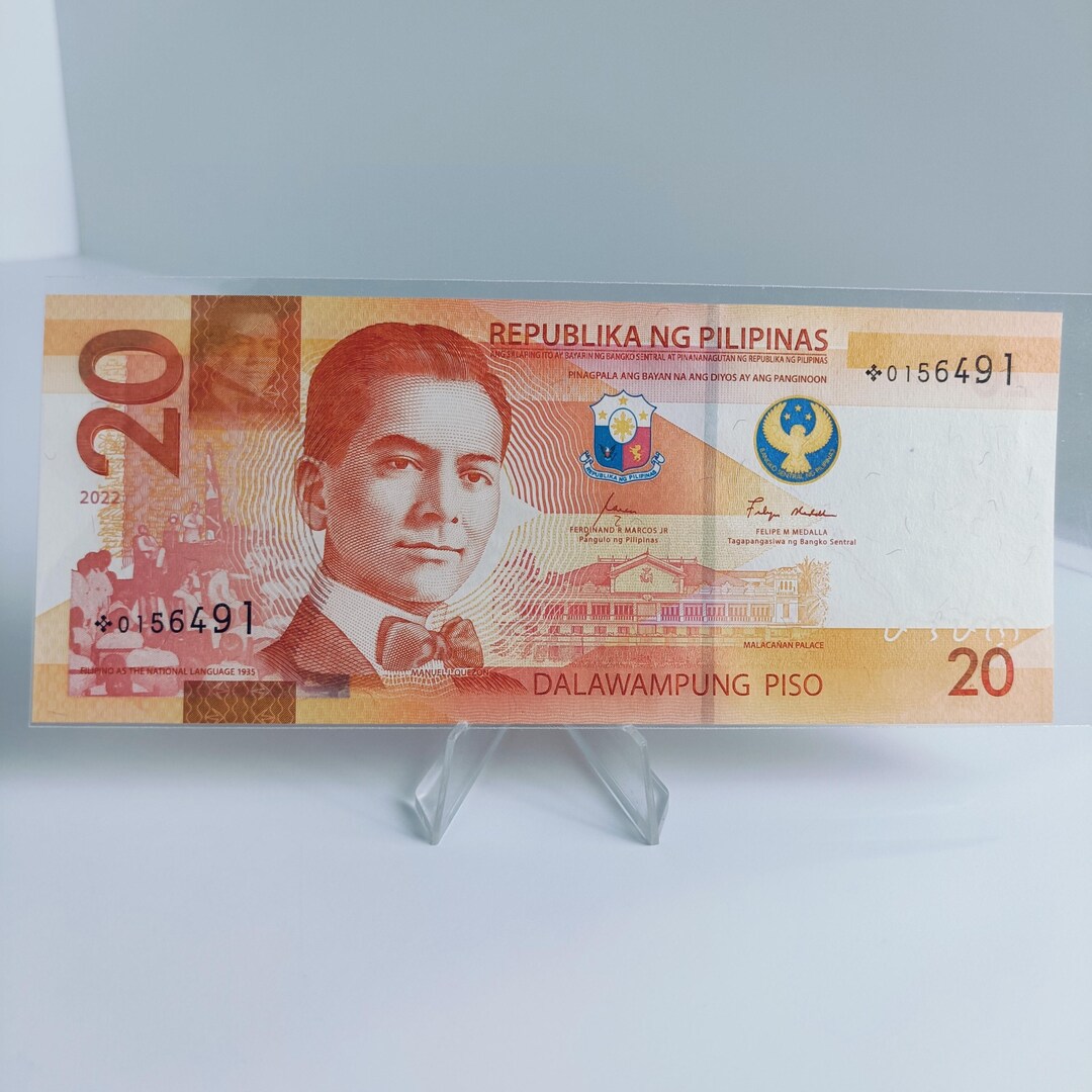 2022 Philippines 20 Piso Star Note: Uncirculated Collectible - Etsy