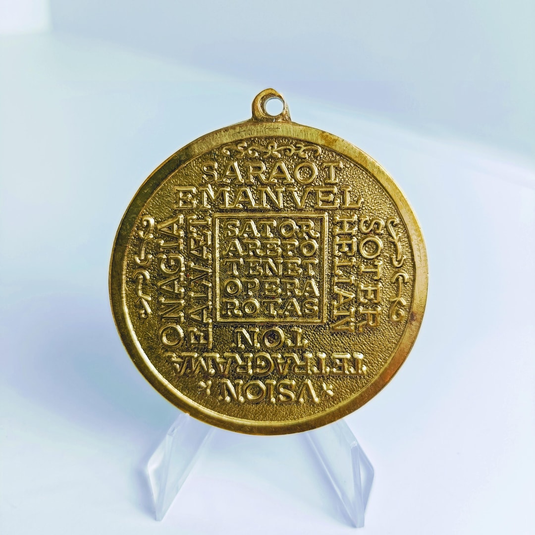 Sator Heart Medallion: Filipino Anting-anting Amulet for Protection - Etsy