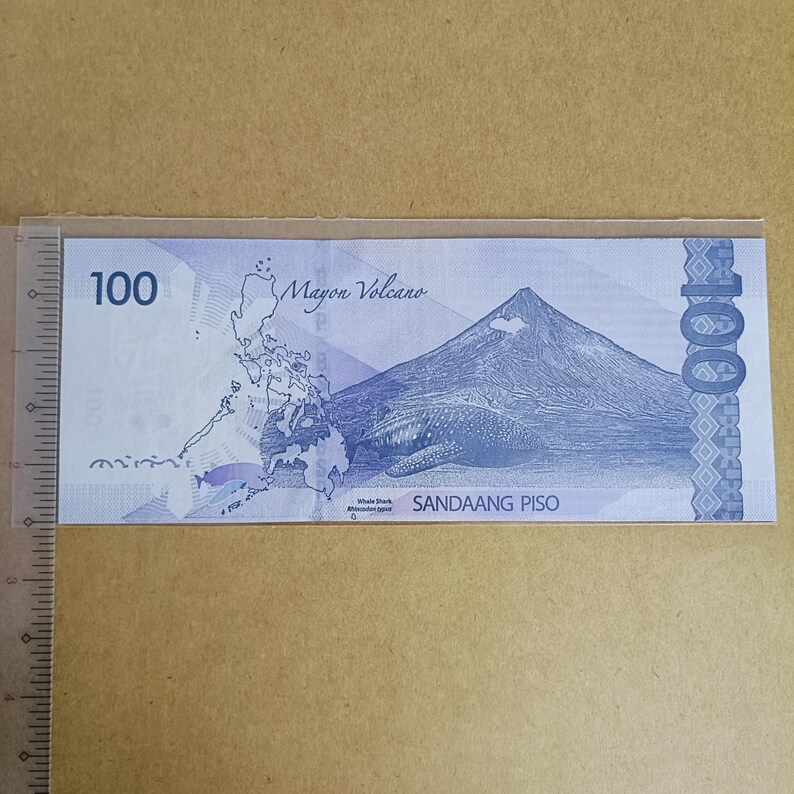 Error Banknote Low Alignment Cut Philippines 100 Pesos Year 2023 Marcos ...