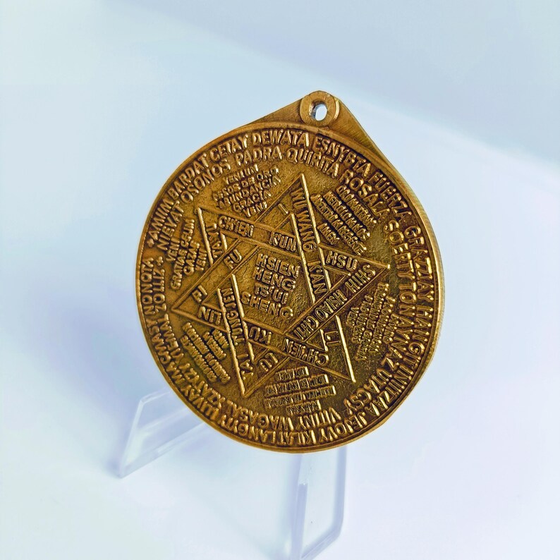 Buena Fortuna Medallion: Filipino Anting-anting Amulet for Protection ...