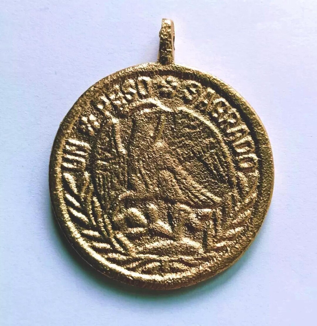 Eagle Amulet: UN Peso Philippine Coin, Lucky Protection Charm (1.8") - Etsy