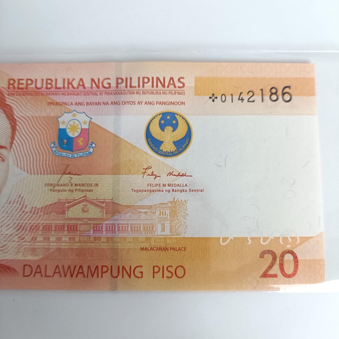 2023 Philippines 20 Peso Star Note: BBM Marcos Medalla UNC Collectible ...
