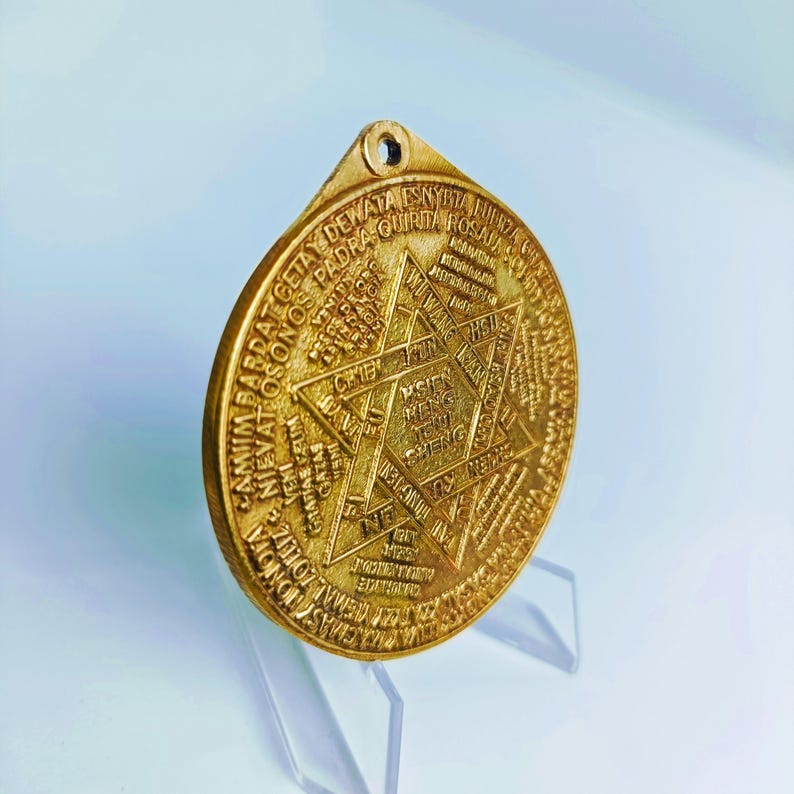 Buena Fortuna Medallion: Filipino Anting-anting Amulet for Protection ...