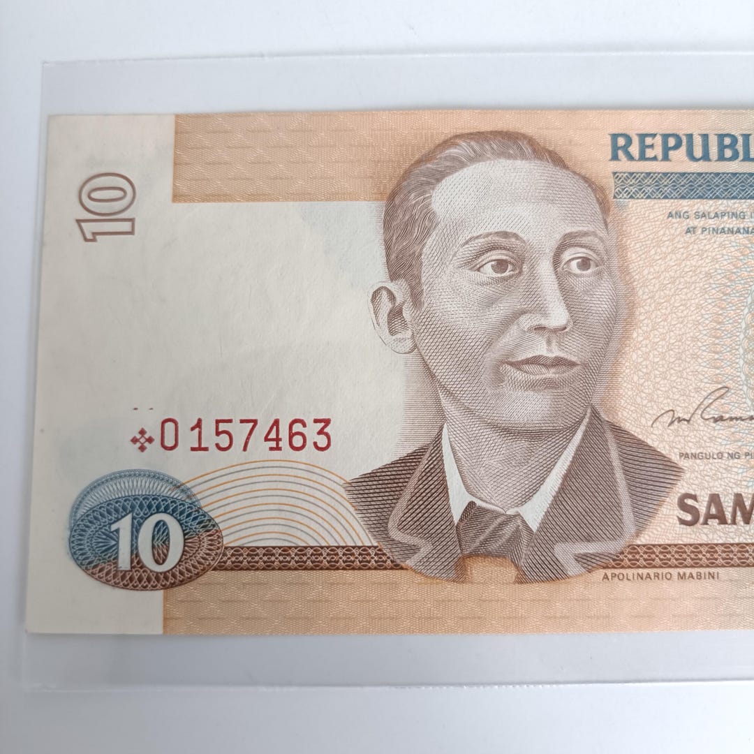 1985 Philippines 10 Pesos Replacement Star Note, Numismatic Collectible ...