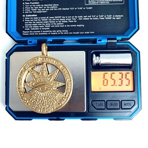 Cinco Vocalës Medalyon Medallion, Anting-anting Amulet From the ...