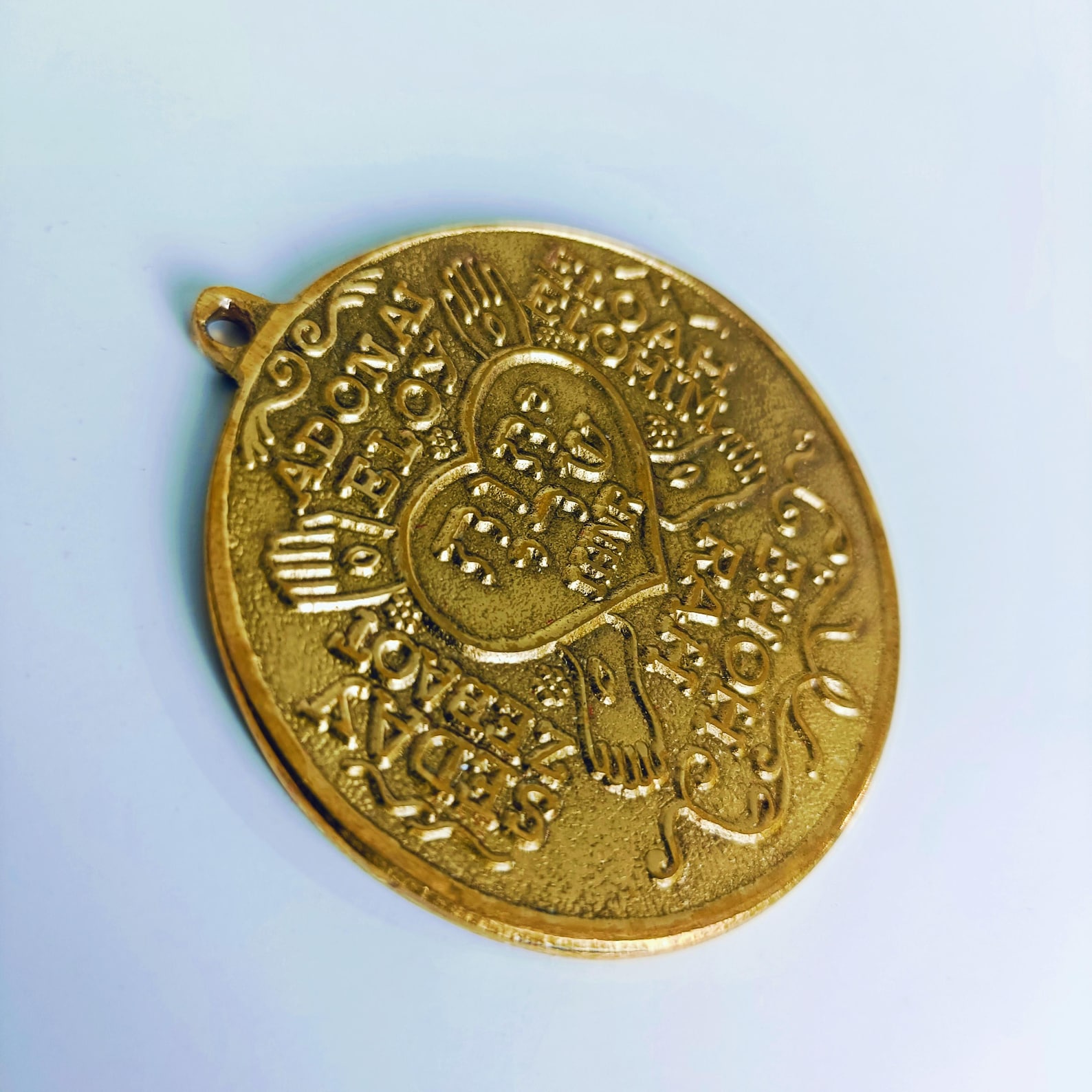 Sator Heart Medallion: Filipino Anting-anting Amulet for Protection - Etsy