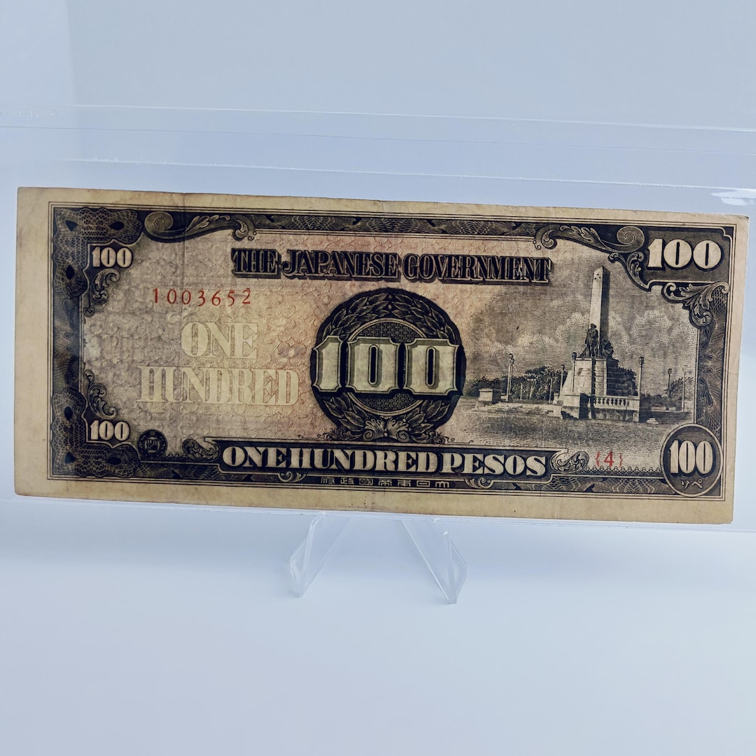 Philippines 100 Pesos 1944 Replacement Banknote Japanese Invasion Money ...
