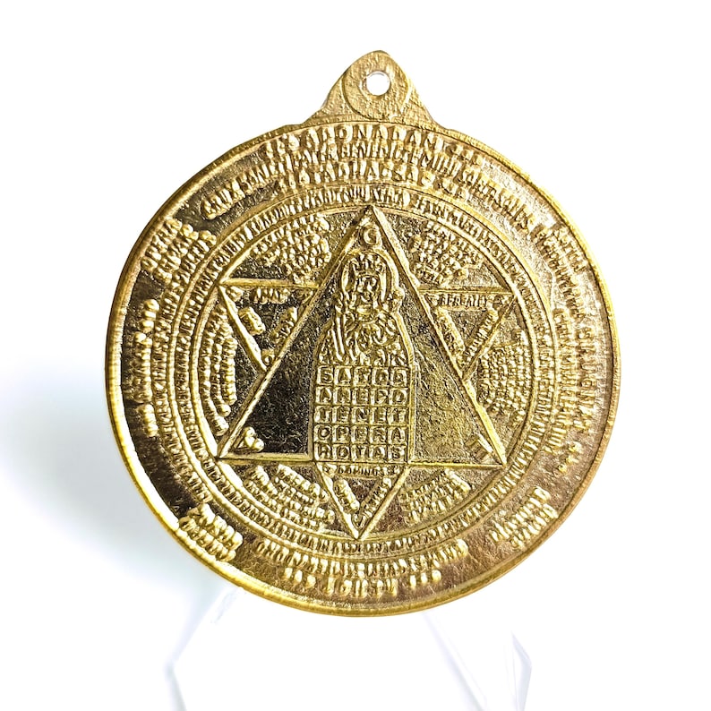 Sator Koronados Amulet: Handcrafted Filipino Luck and Protection Medal ...