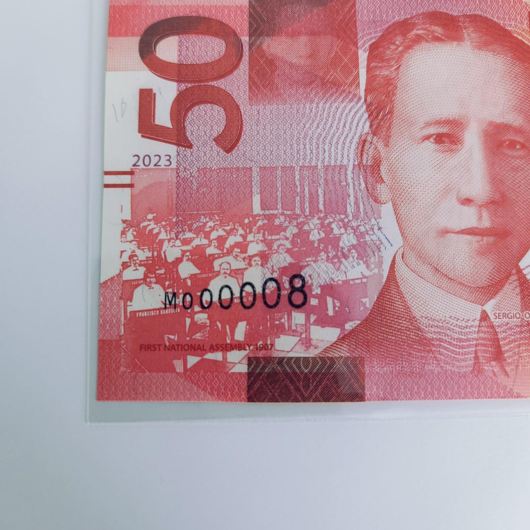 2023 Philippines 50 Pesos Banknote: Low Serial Number, Uncirculated ...