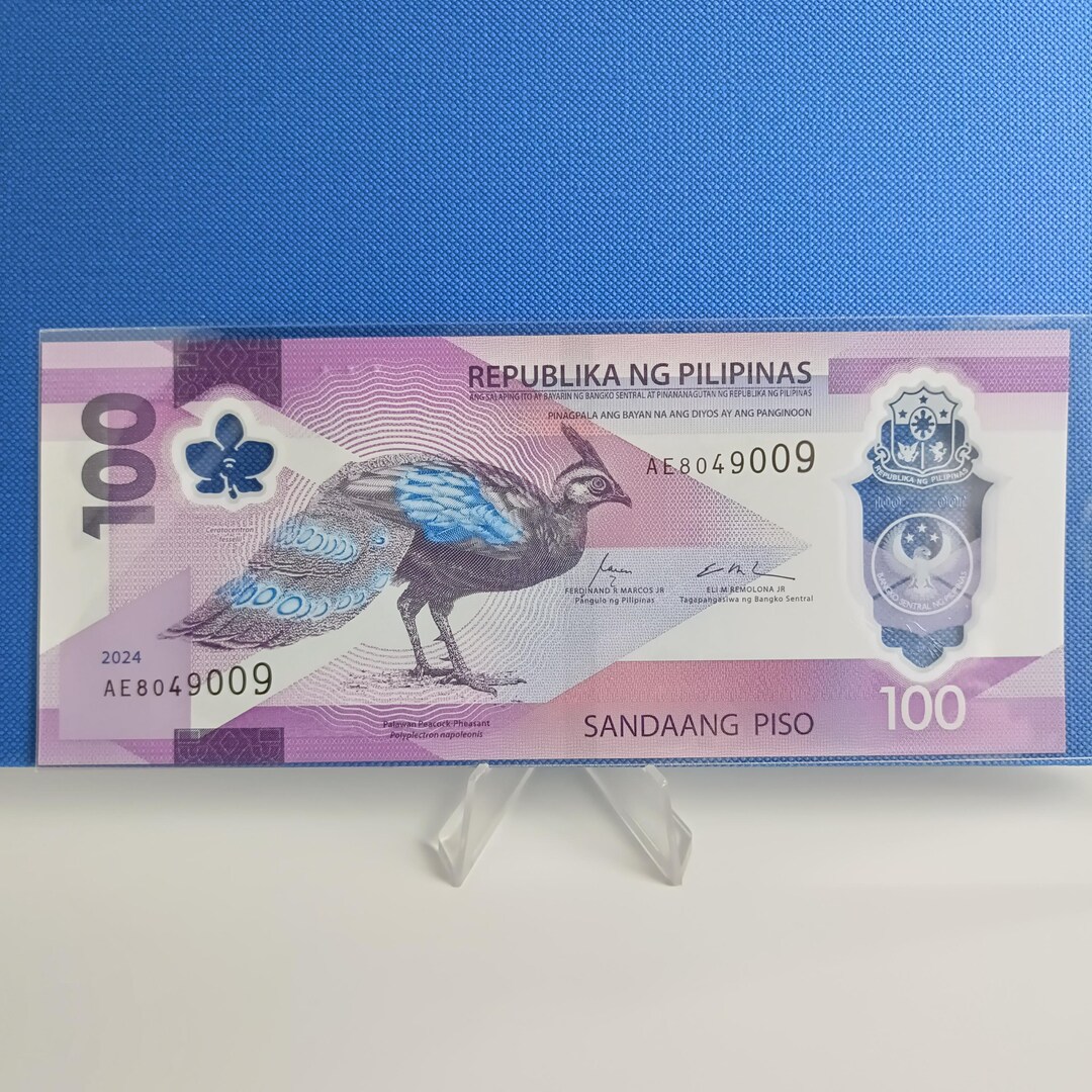 2024 Philippines 100 Piso Banknote: First Issue Money Collection - Etsy