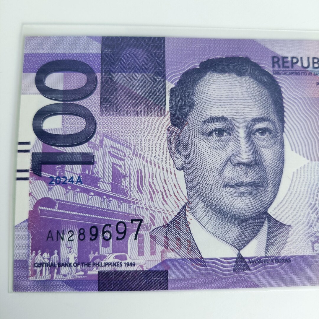 2024A Philippines 100 Piso Banknote: Marcos BBM, Uncirculated Currency ...