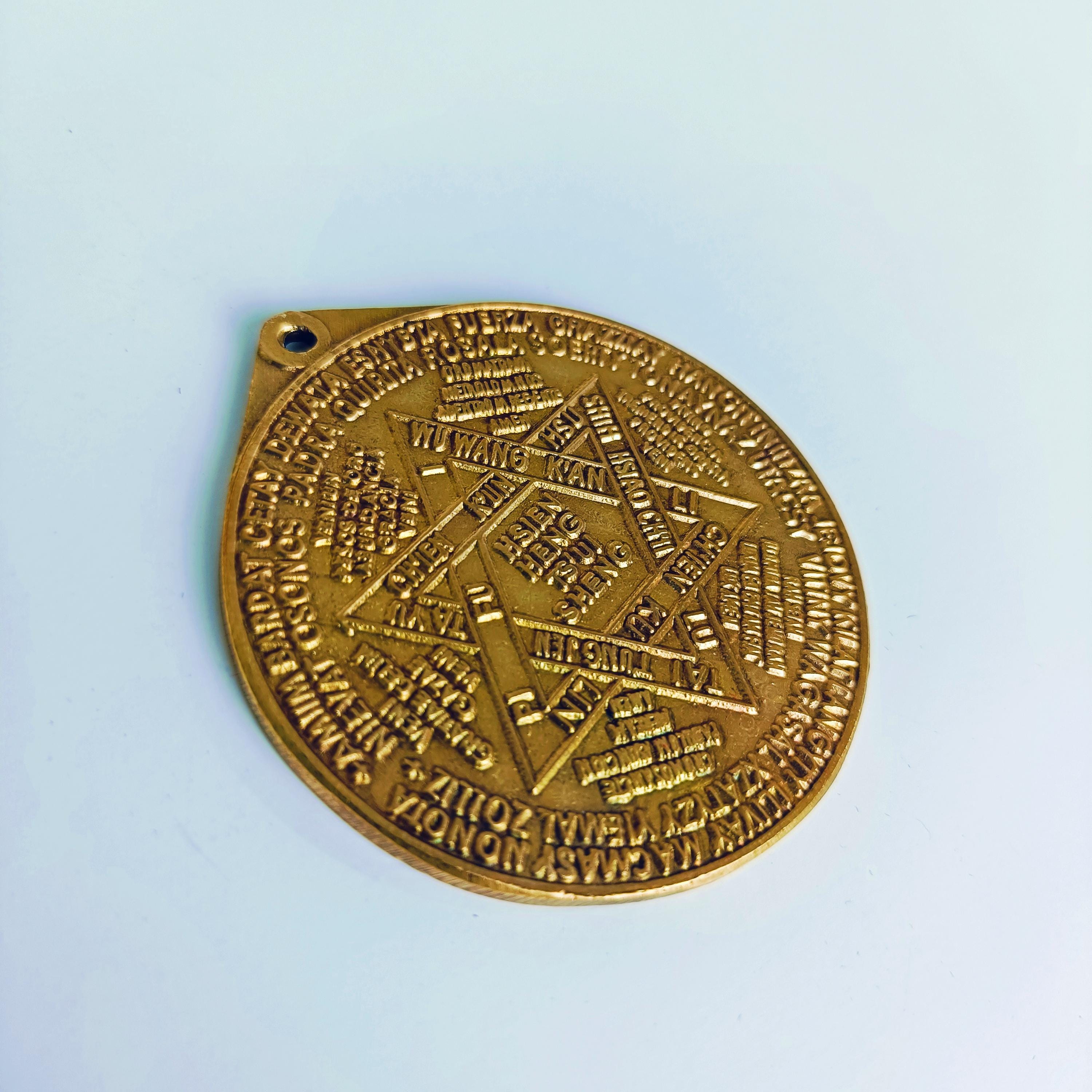 Buena Fortuna Medallion: Filipino Anting-anting Amulet for Protection ...
