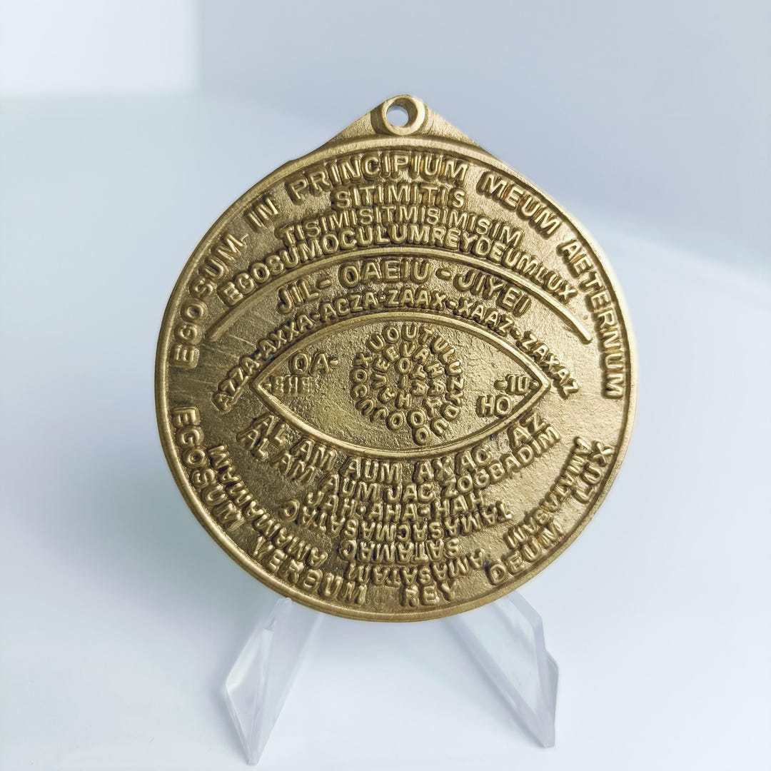 Krus Mata Protection Medallion • Filipino Cross and Eye Amulet ...
