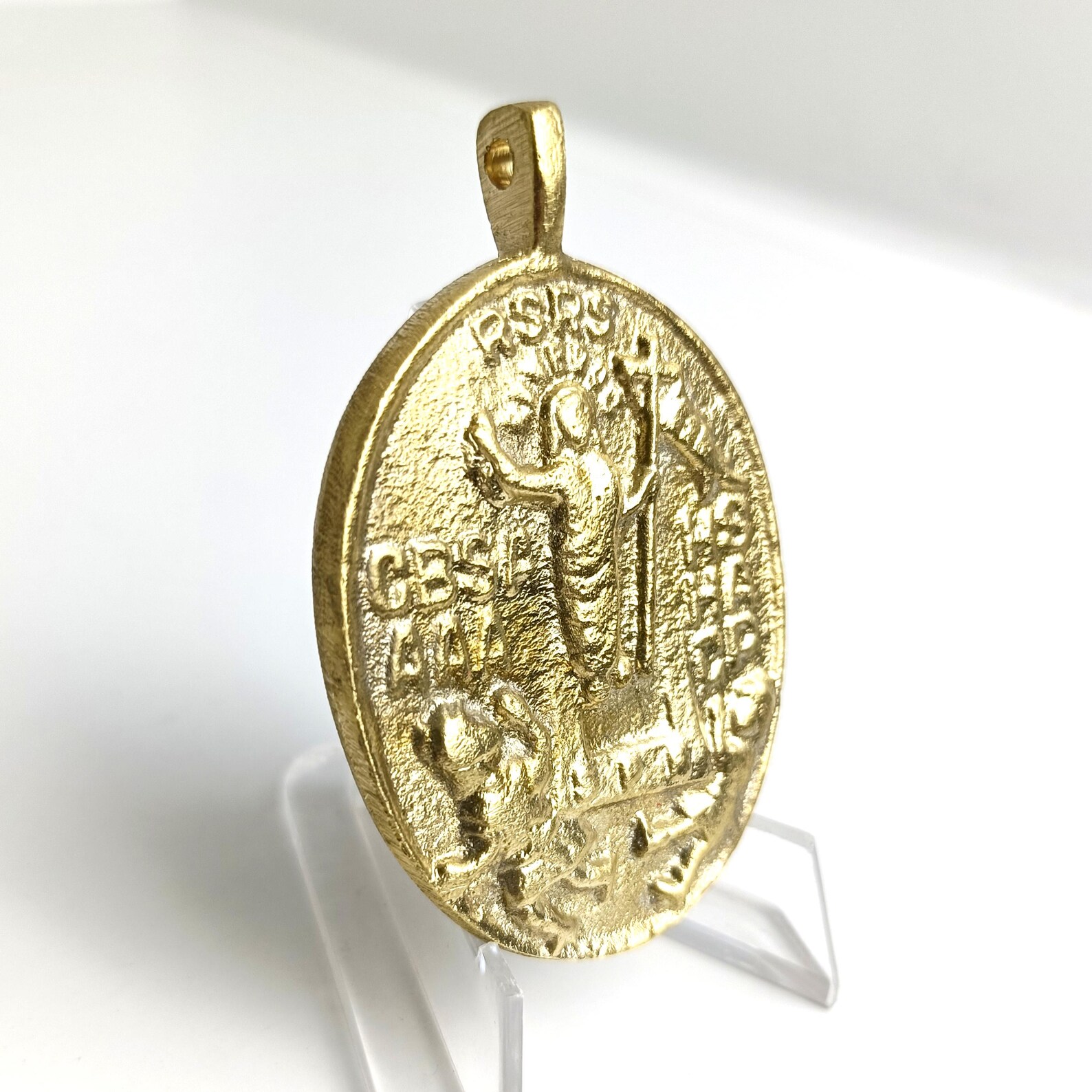 Virgin Mary of Life Medal – Filipino Protection Amulet for Luck ...