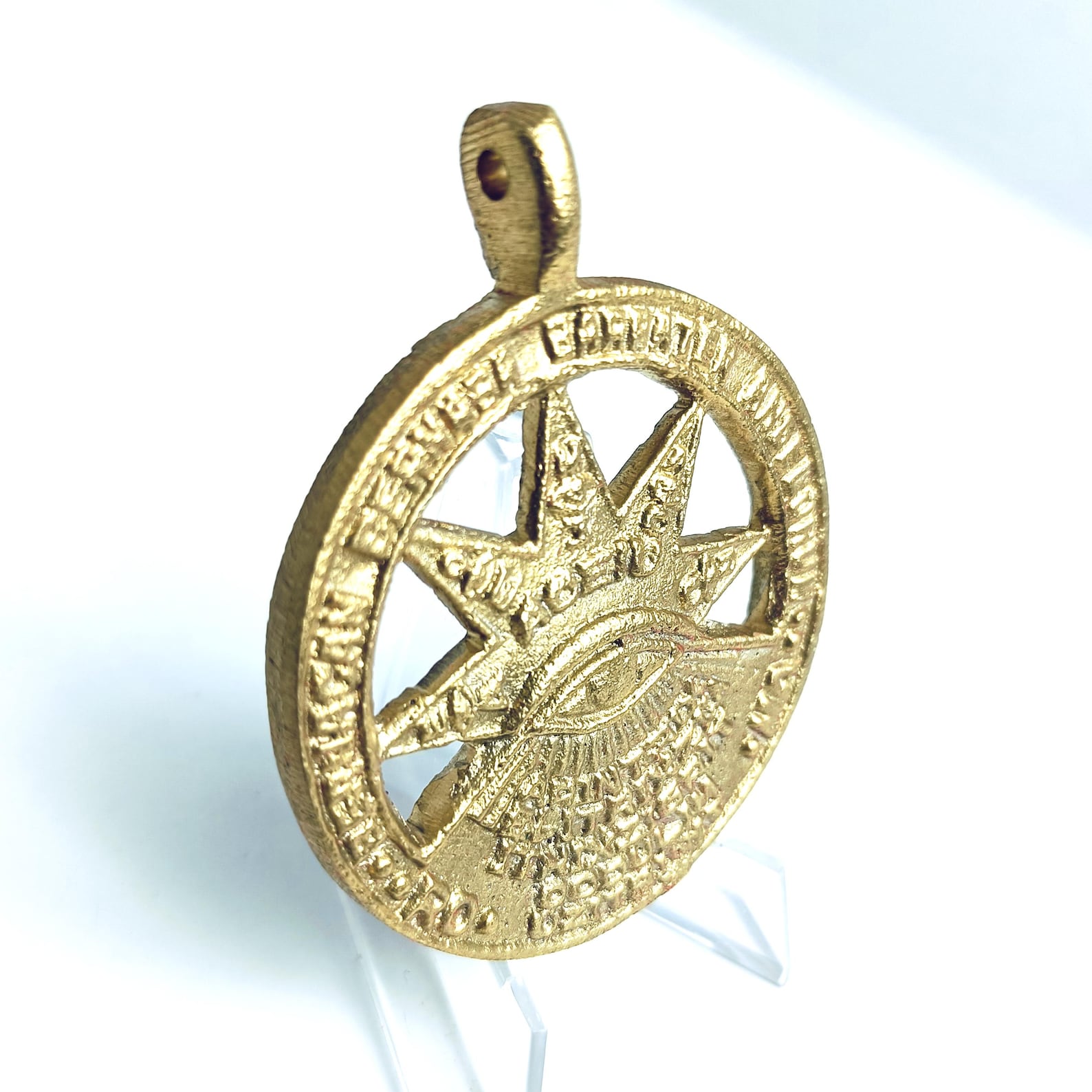 Cinco Vocalës Medalyon Medallion, Anting-anting Amulet From the ...