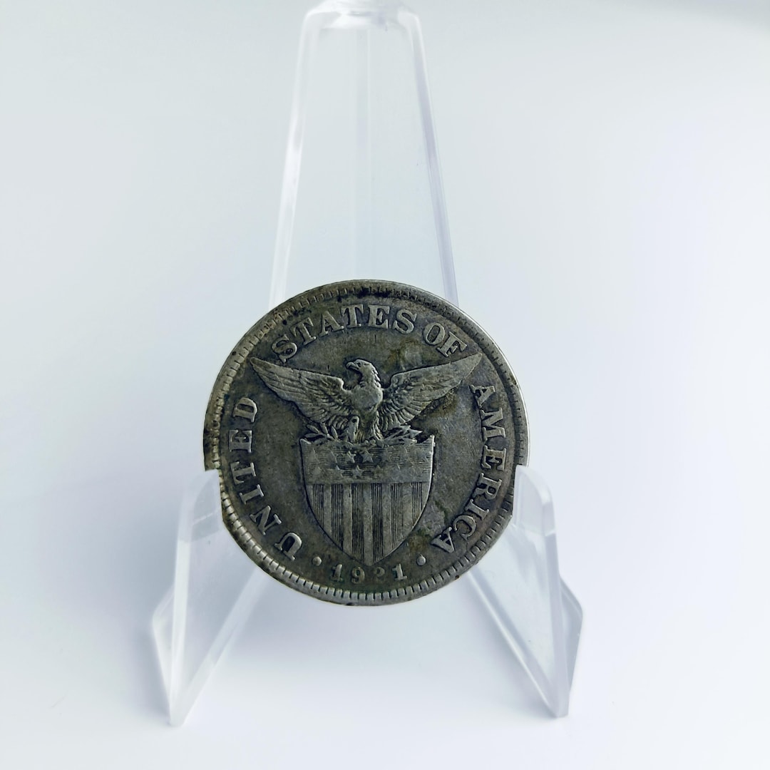 1921 50 Centavos Filipinas United States Philippines USPI Vintage ...