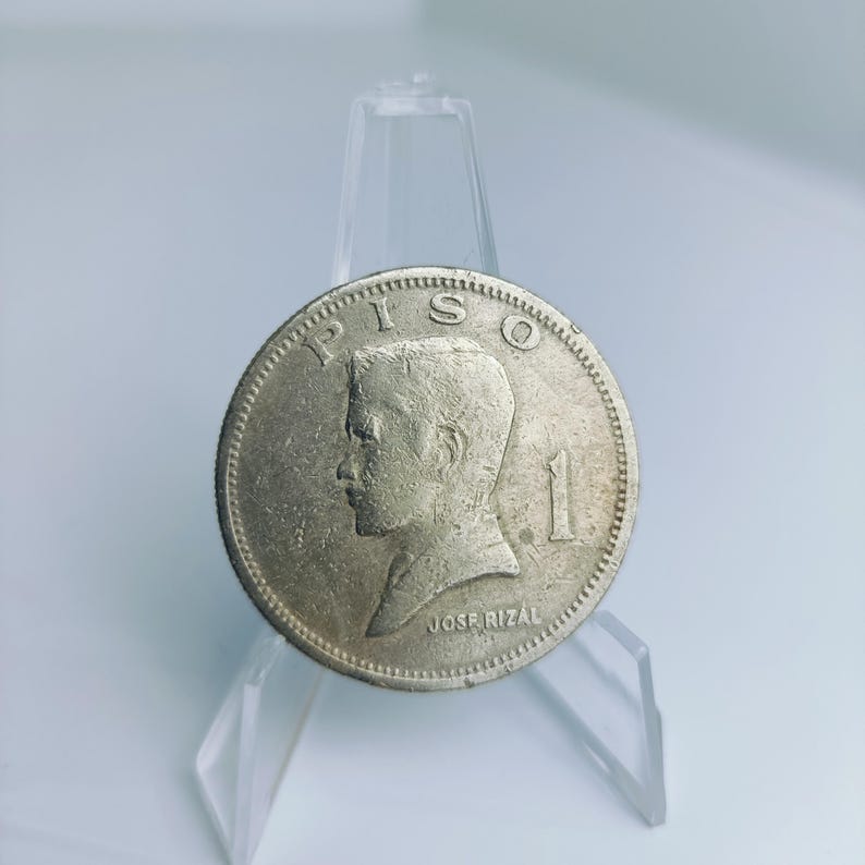 Philippines 1 Piso 1972 Coin, Republika Ng Pilipinas Bangko Sentral ...