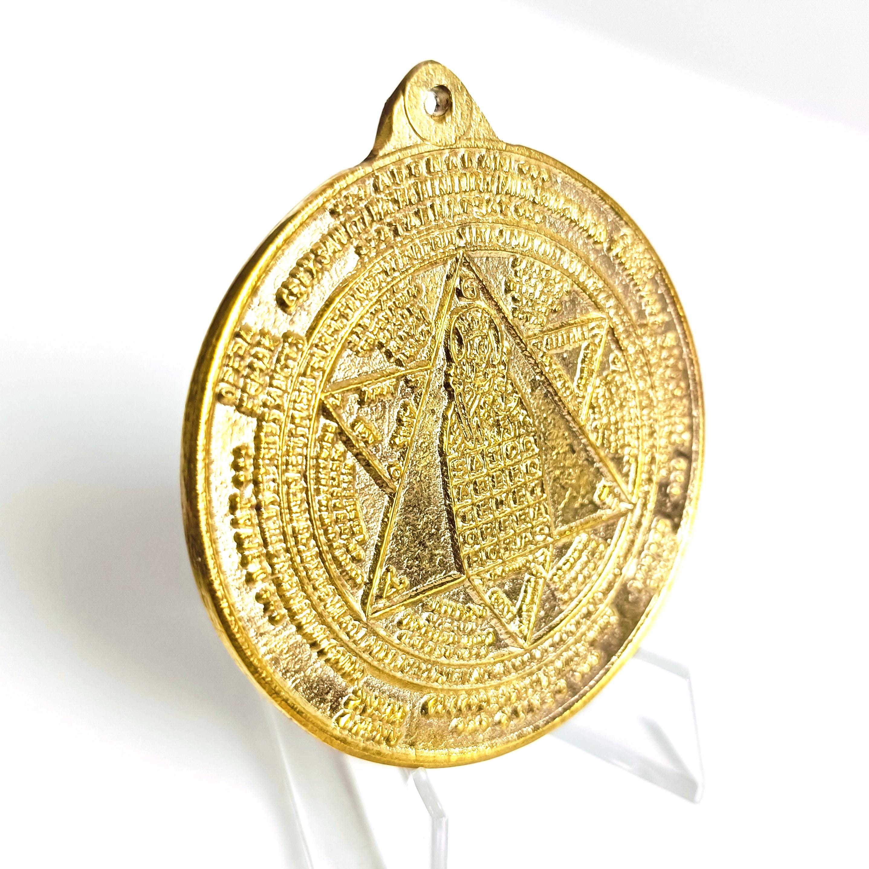 Sator Koronados Amulet: Handcrafted Filipino Luck and Protection Medal ...