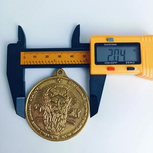 72 Names of God Engraved Medallion, Anting-anting Amulet From the ...