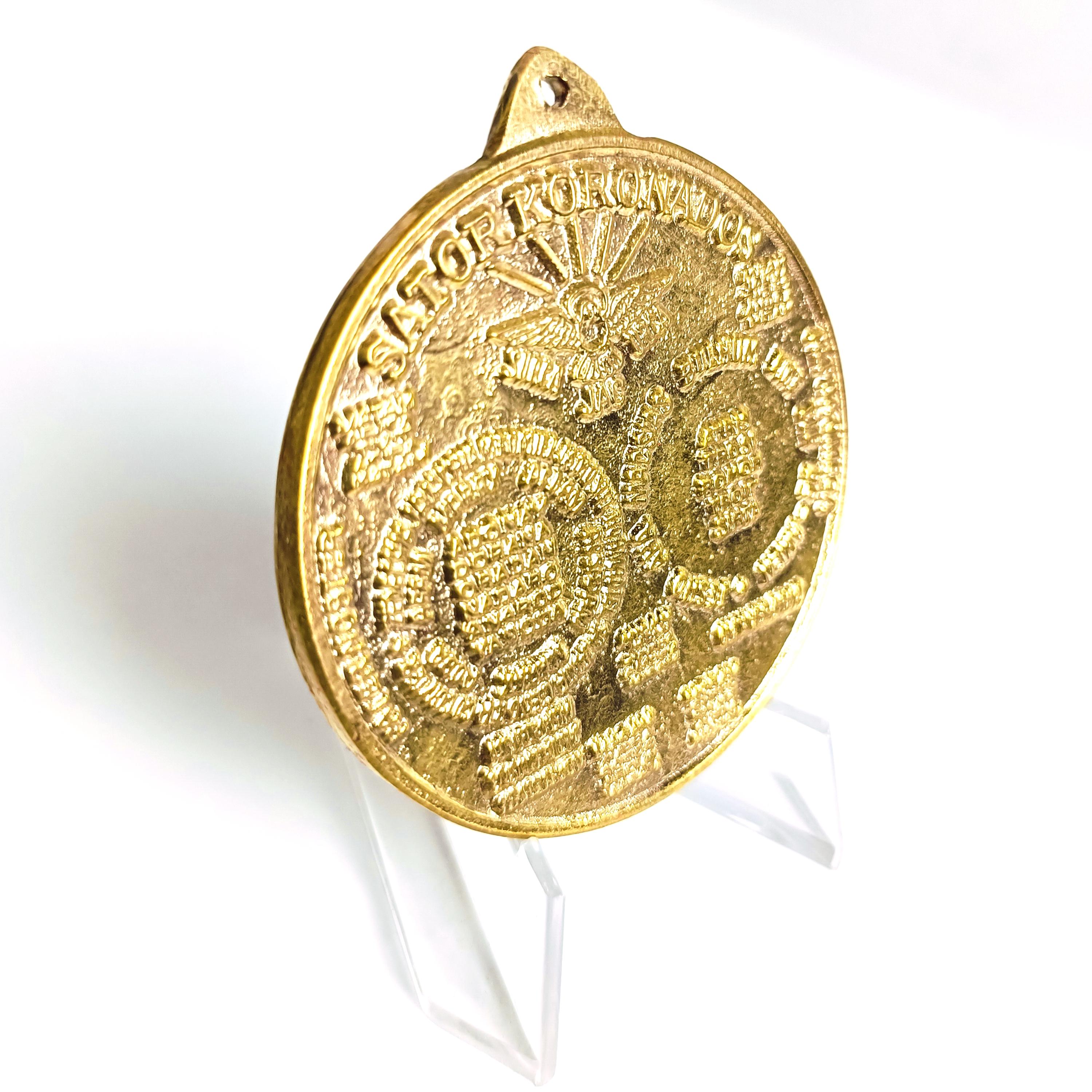 Sator Koronados Amulet: Handcrafted Filipino Luck and Protection Medal ...