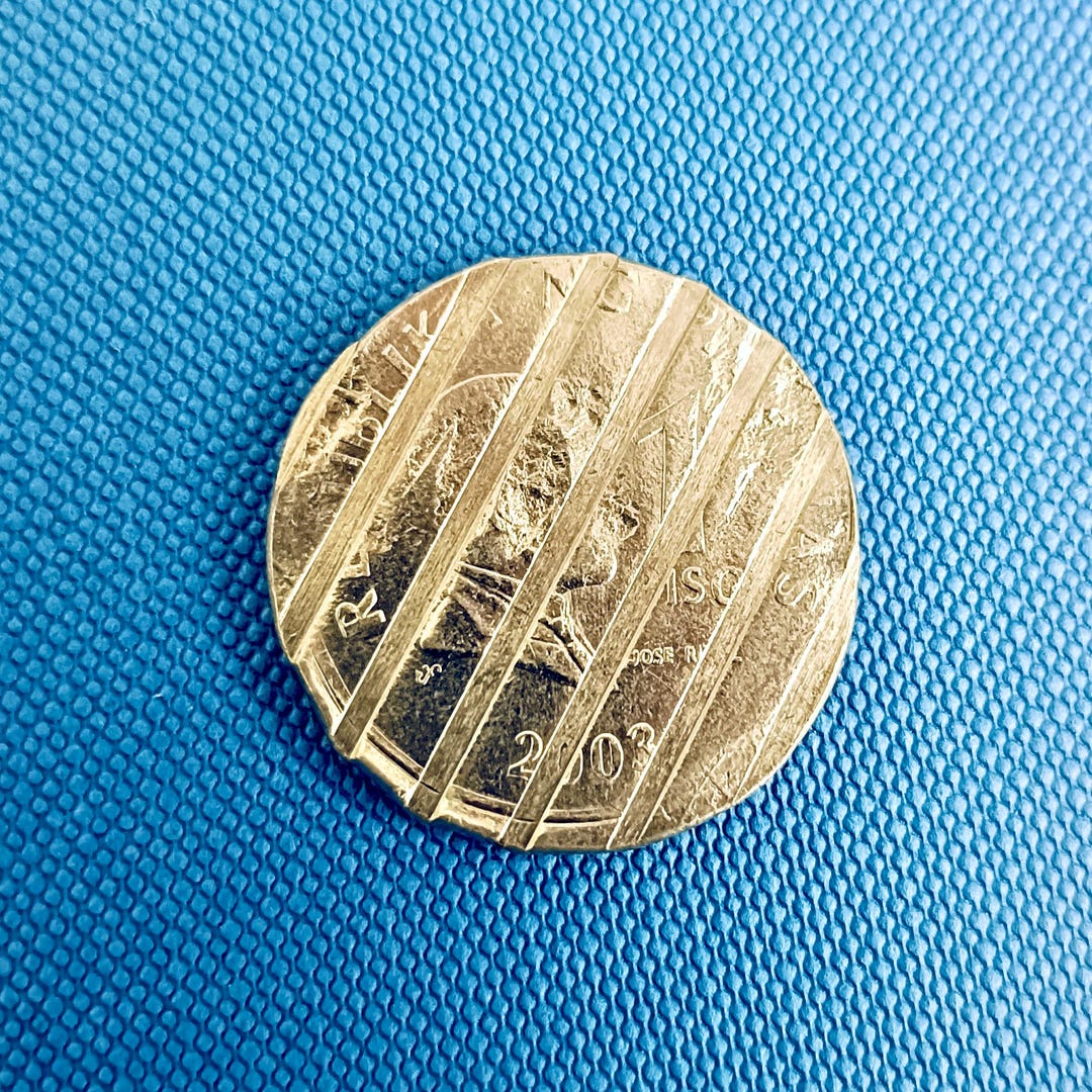 2003 1 Peso Waffle Error Coin - Philippines New Design Series ...