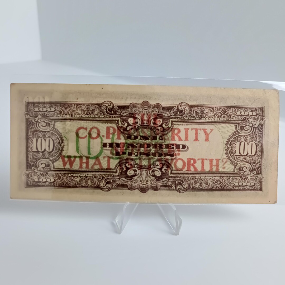 Philippines 1944 Japanese Invasion Money, Propaganda Overprint ...