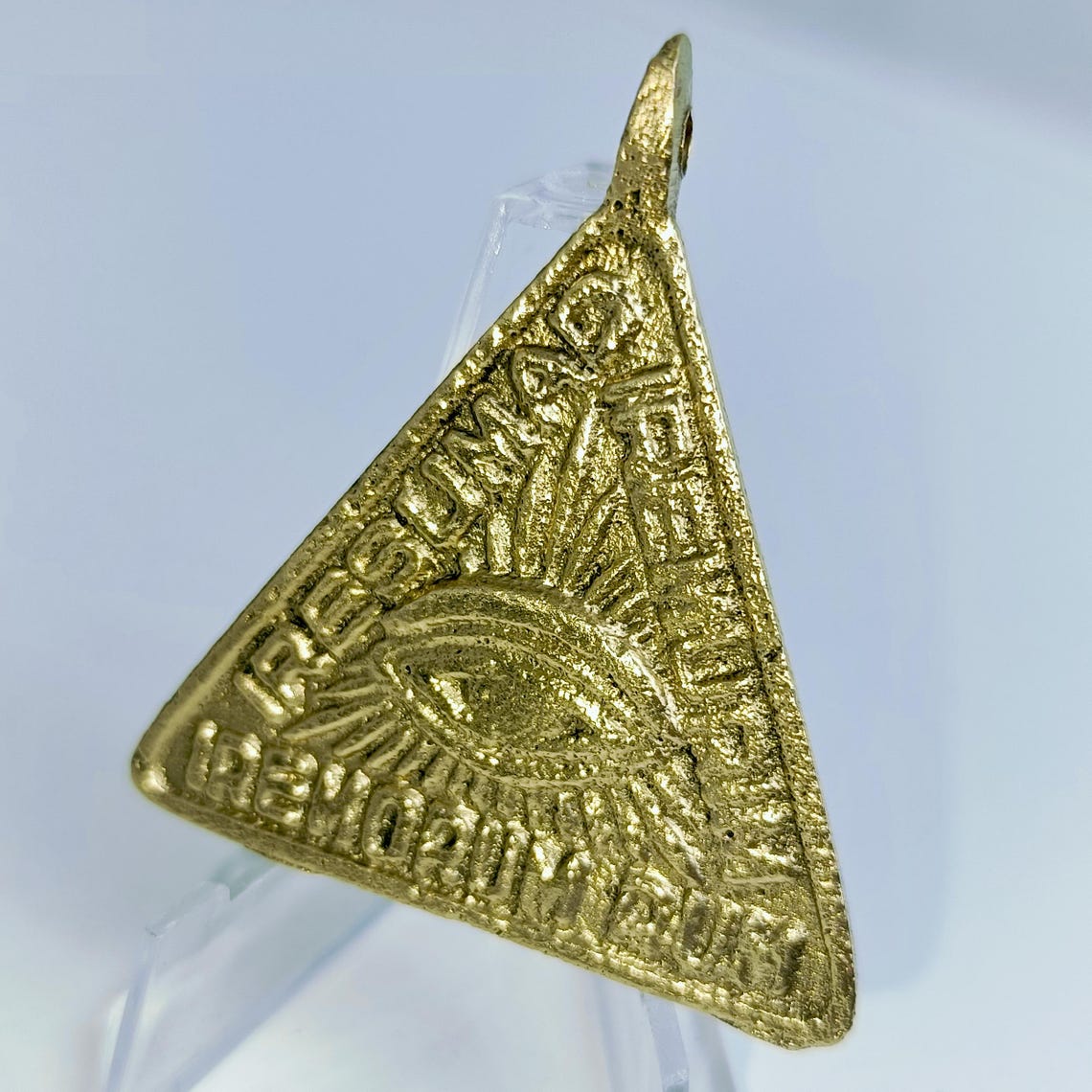 Iremurom Lucky Medallion: Filipino Brass Amulet, Protection Charm - Etsy