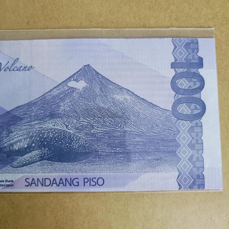 Error Banknote Low Alignment Cut Philippines 100 Pesos Year 2023 Marcos ...