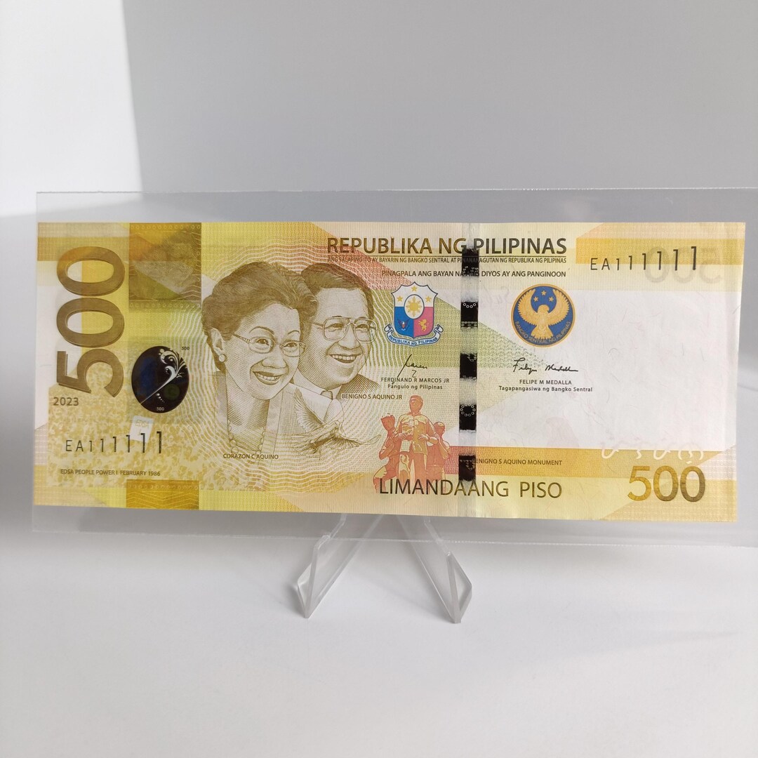 2023 Philippines 500 Piso Note: Marcos, Aquino, New Generation Currency ...