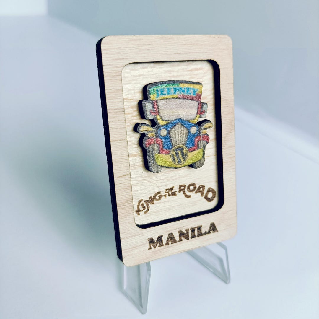 Jeepney Ref Magnet: Manila Philippines 3D Woodcraft, Vintage Design - Etsy