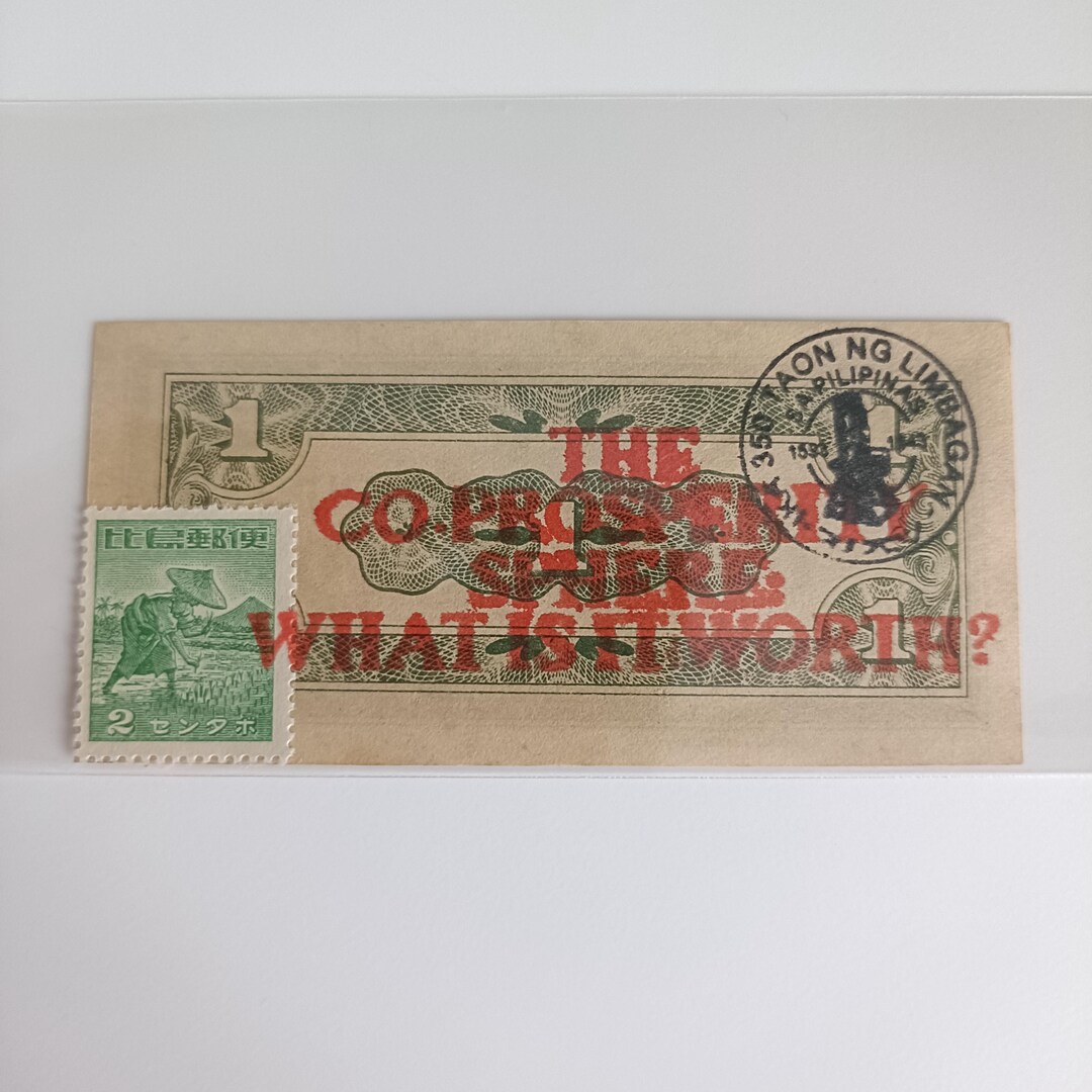 Philippines Japan 1C 1942 Japanese Invasion Genuine JIM Money W ...