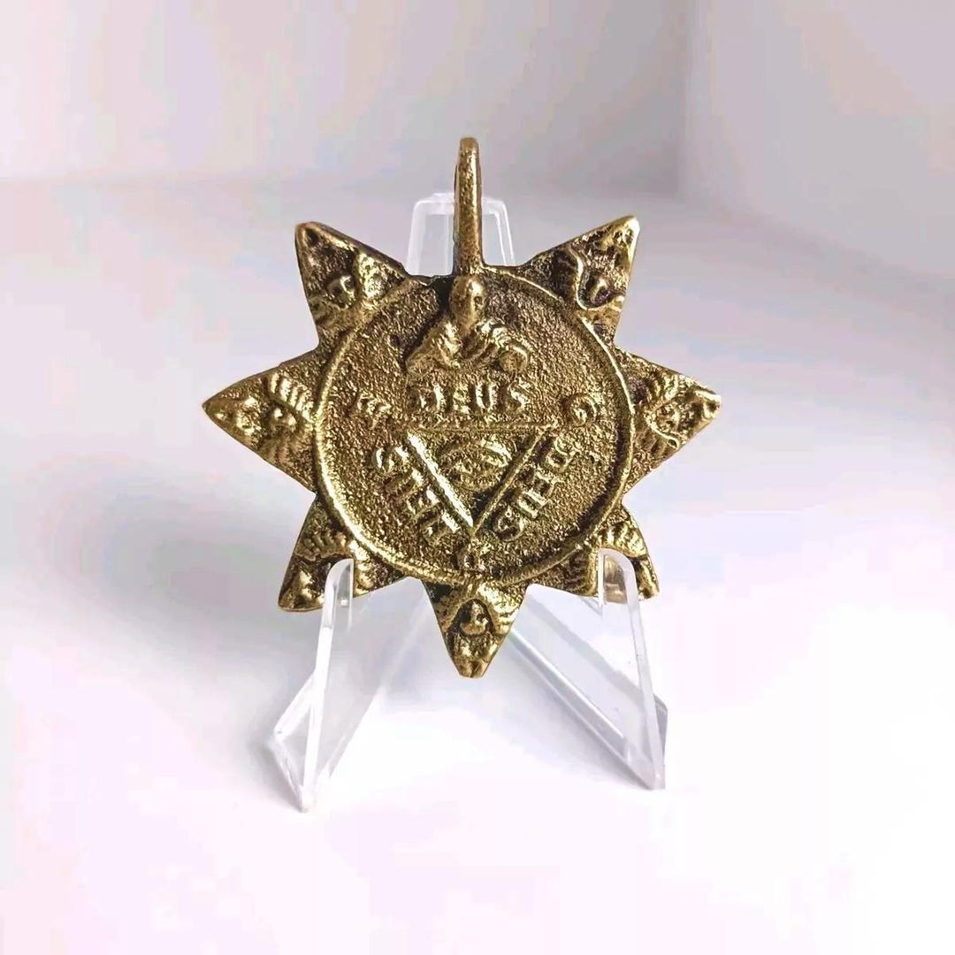 Seven Archangels Medallion Triangle Protection Amulet Lucky Charm From ...