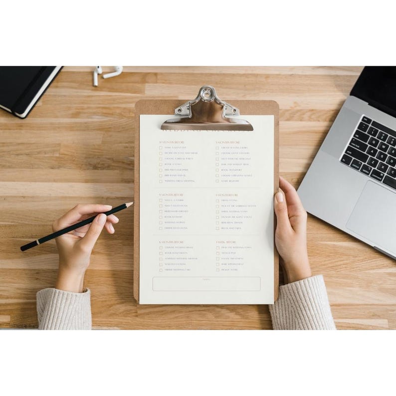 Boho-inspired Wedding Checklist Template Editable Template - Etsy