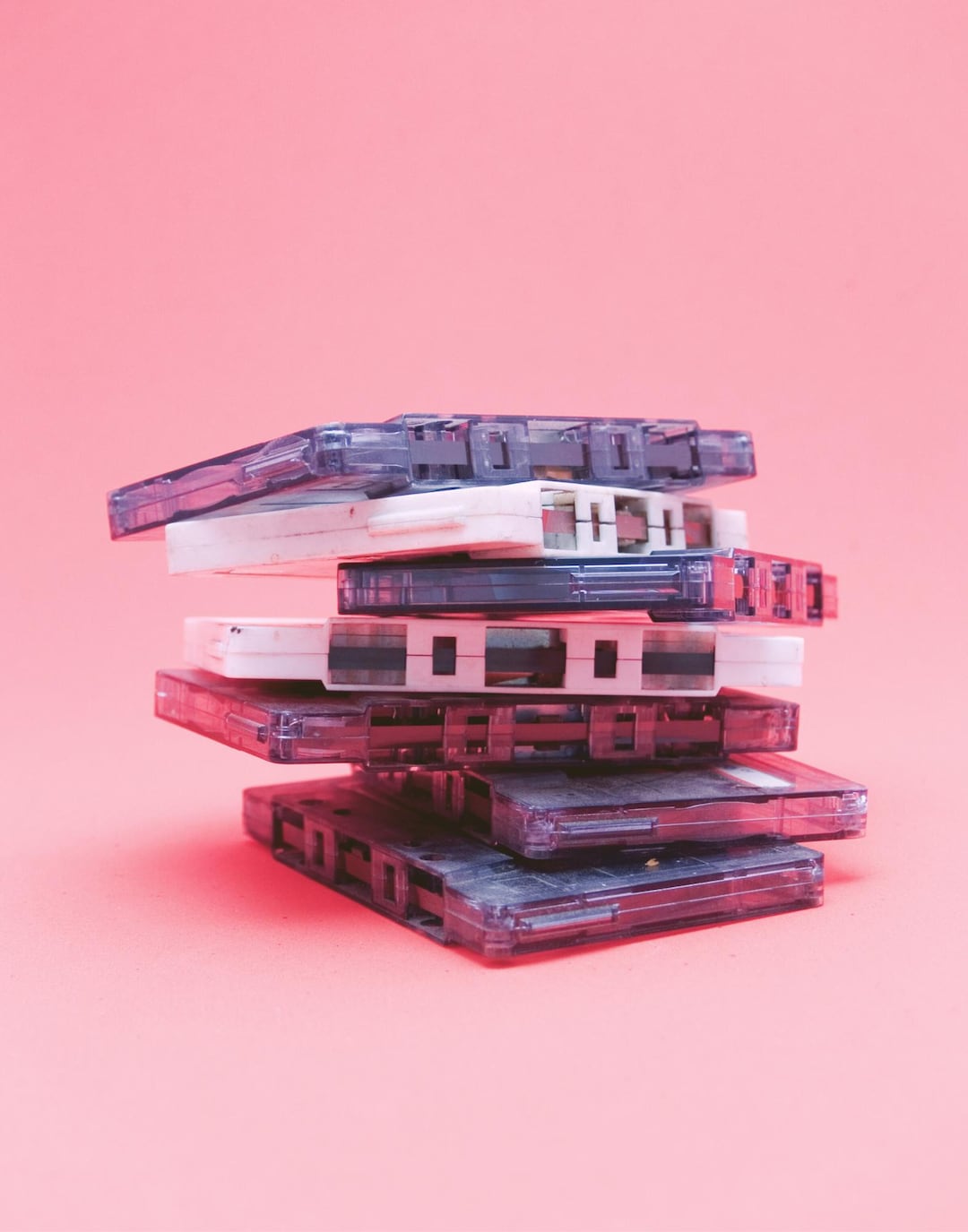 Retro Cassette Stack Poster - Digital Download - Etsy