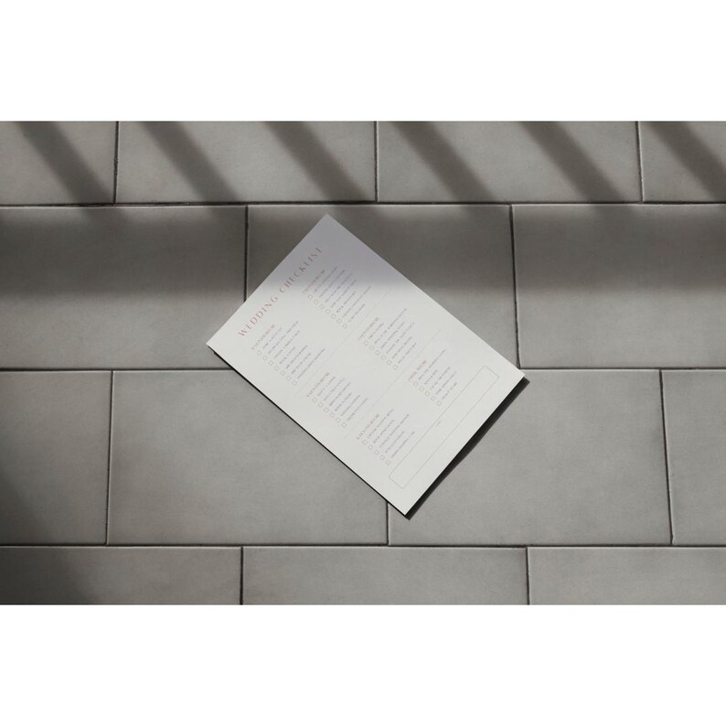 Boho-inspired Wedding Checklist Template Editable Template - Etsy