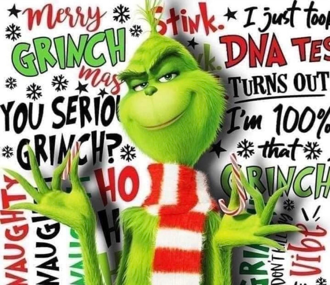 Grinch Digital Sublimation Bundle - Etsy