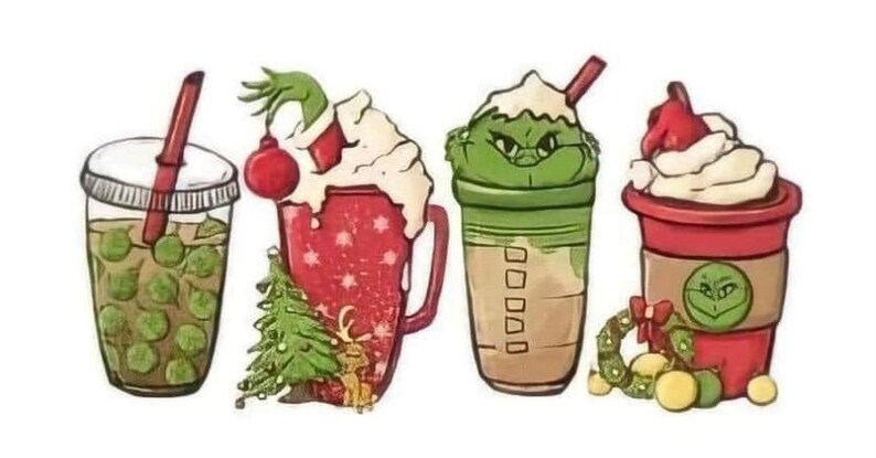 Grinch Digital Sublimation Bundle - Etsy