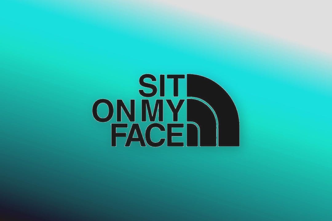 Sit on My Face Vinyl Sticker for Your Car or Laptop - Etsy