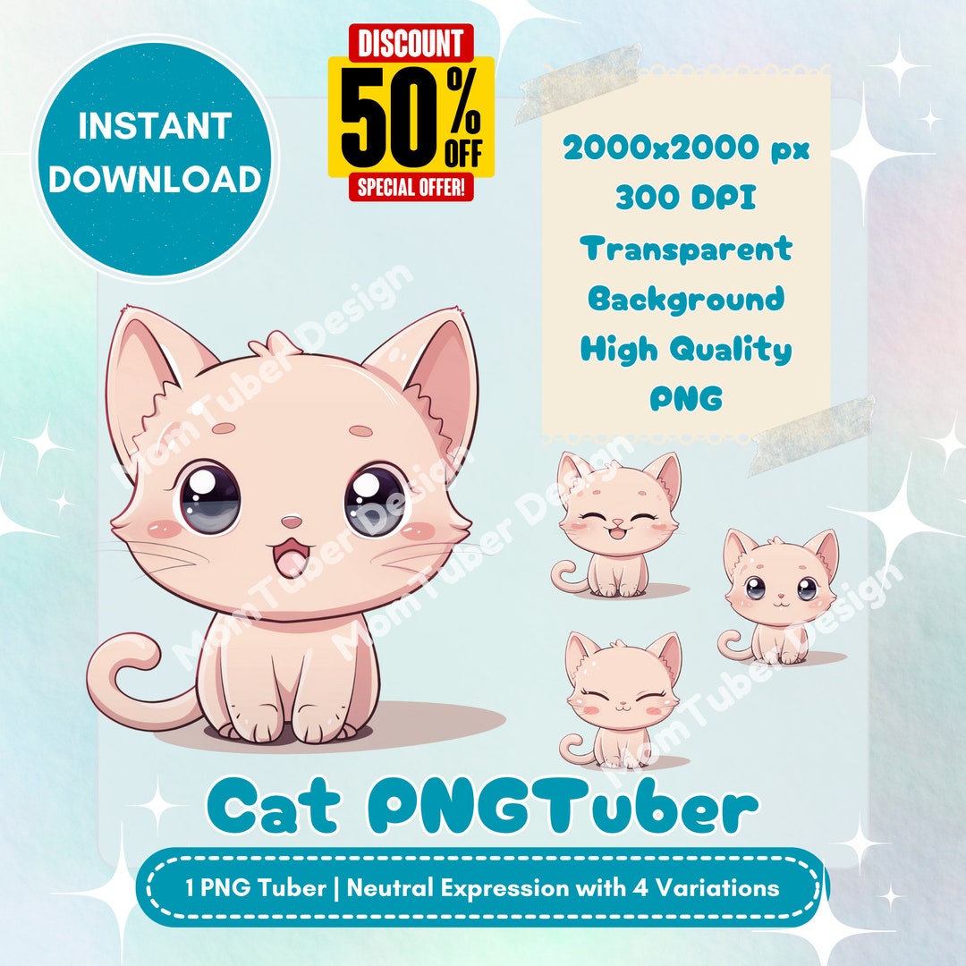 Cat Vtuber, Vtuber, Pngtuber, Vtuber Animal, Vtuber Avatar, Pngtuber ...