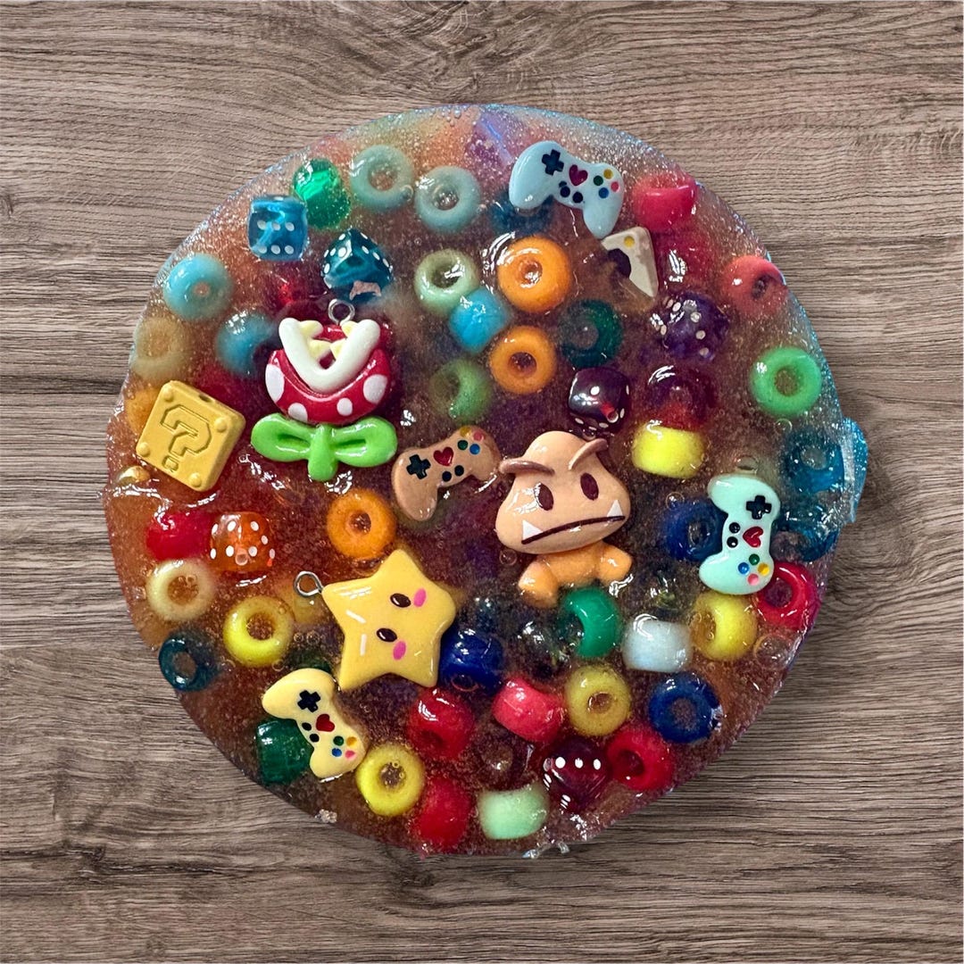 Mario Party Themed Picky Pad. Pick and Dig Fidget Toy, Skin Picking ...