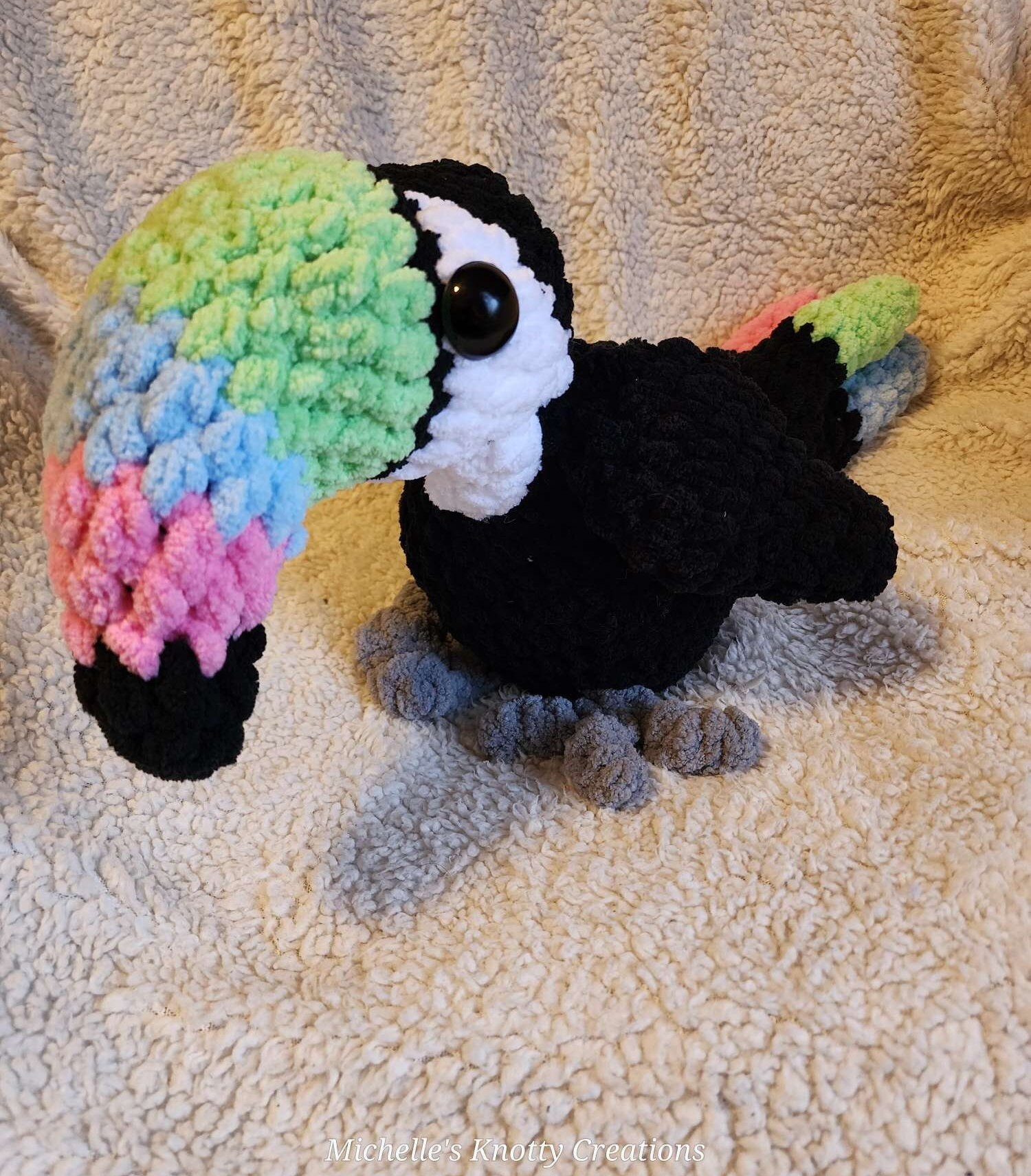 Stan the Toucan Crochet Plushie PATTERN | Toucan | Plushie | Amigurumi ...