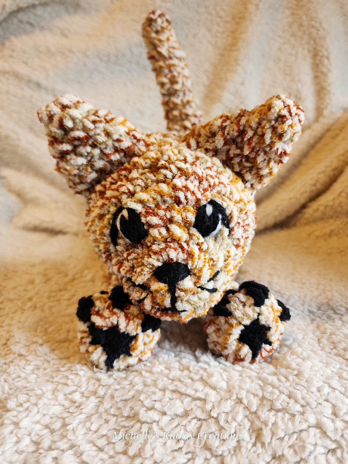 Muffin Cat Lovey Crochet PATTERN Cat Lovey Crochet Low Sew Cat Pattern ...