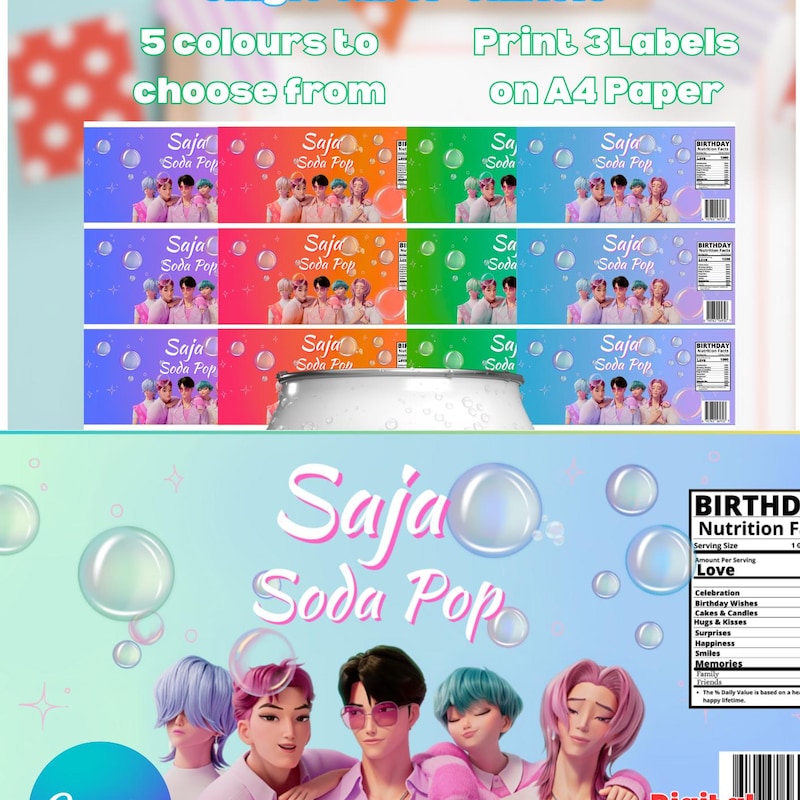 Saja Boys Soda Pop - Etsy